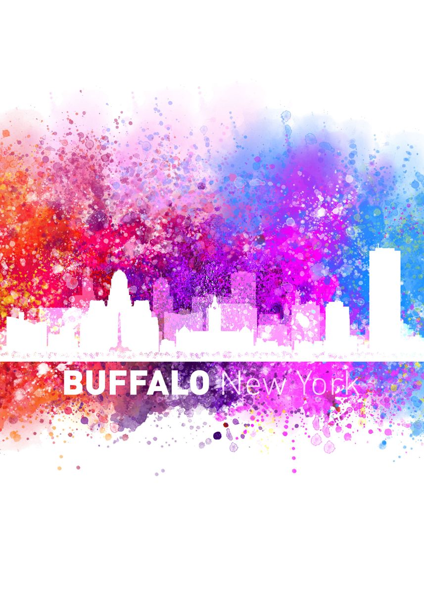 'buffalo' Poster, picture, metal print, paint by Project X Project X ...