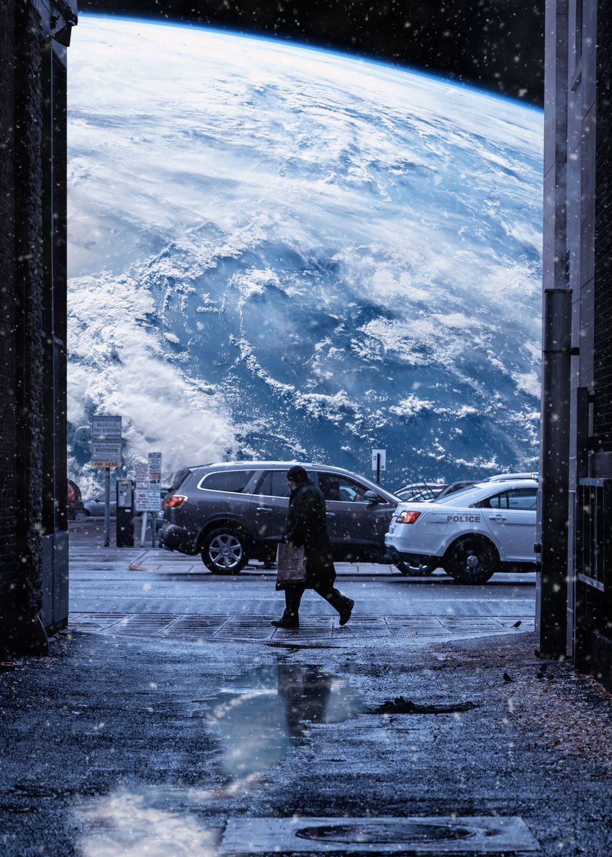 'Space Beetween' Poster by Herri Susanto | Displate