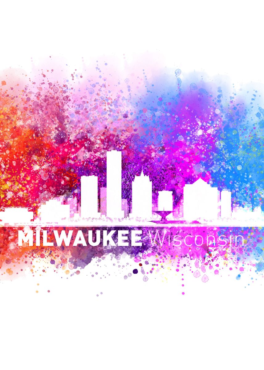 'milwaukee' Poster, picture, metal print, paint by Project X Project X ...