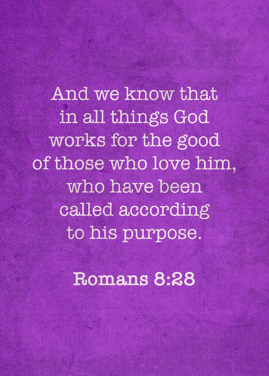 'Romans 828 Iconic Bible' Poster, picture, metal print, paint by Design ...