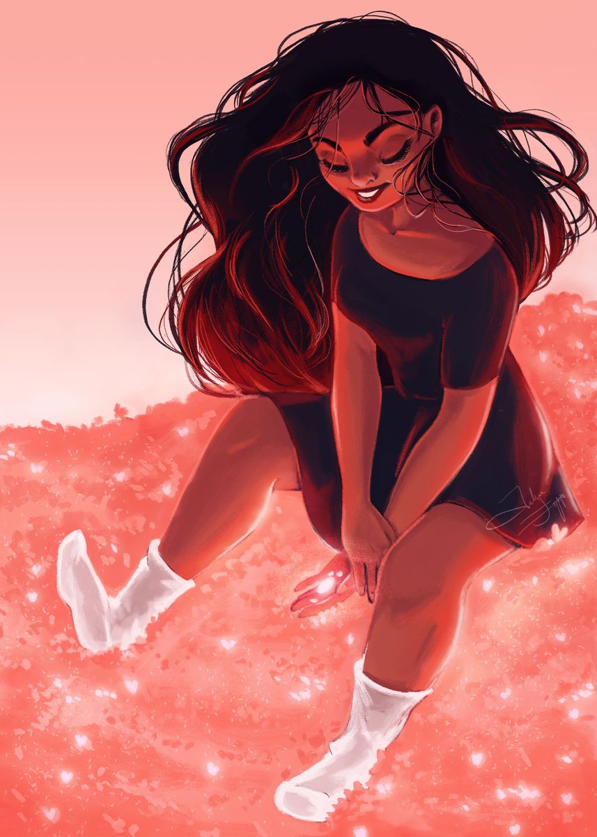 'Self Love' Poster, picture, metal print, paint by Andrea Franquez ...