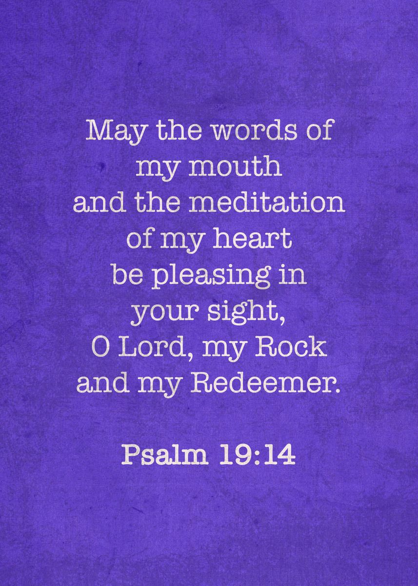 'Psalm 1914 Iconic Bible' Poster, picture, metal print, paint by Design ...