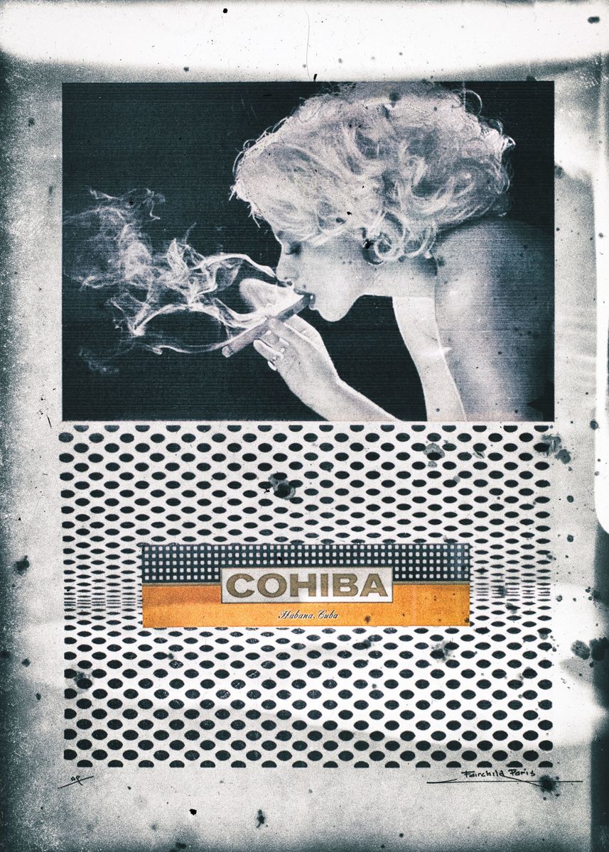 'Retro Cigar poster' Poster, picture, metal print, paint by Retroposter ...