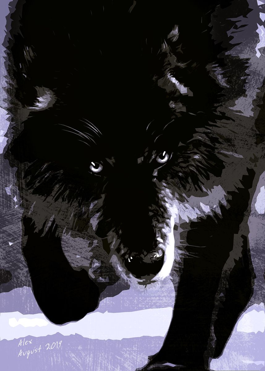 'Wolf' Poster by Alex | Displate