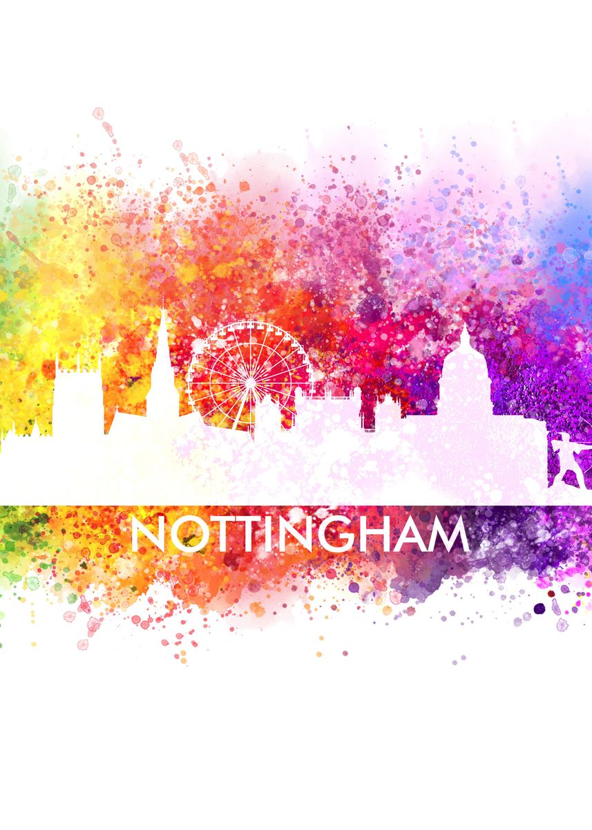 'nottingham' Poster by Project X | Displate