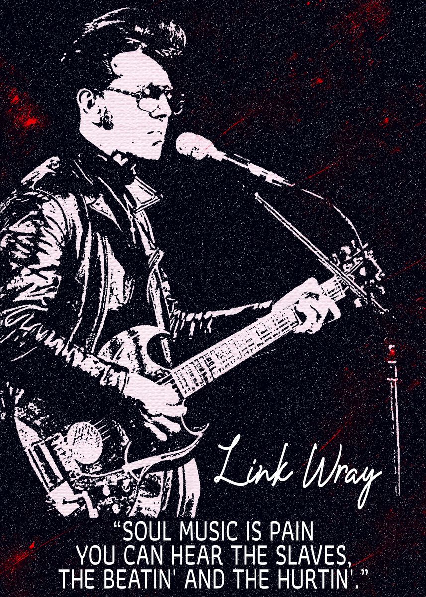 'Link Wray' Poster by TI KI | Displate