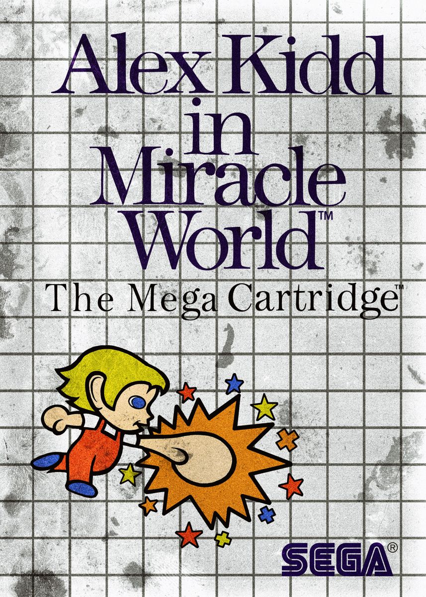 'Retro Gaming Alex kidd' Poster, picture, metal print, paint by ...