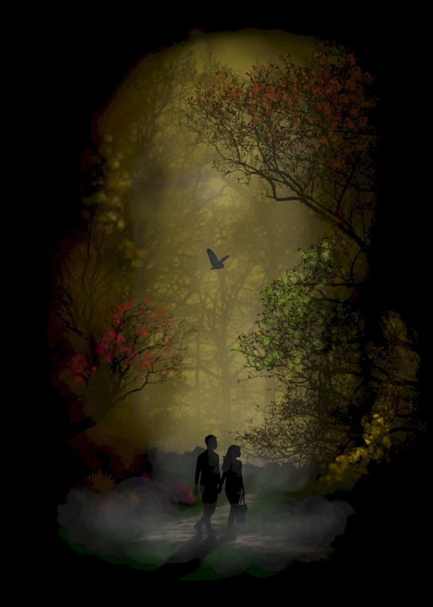 'Love Walking' Poster by Mat Chapman | Displate