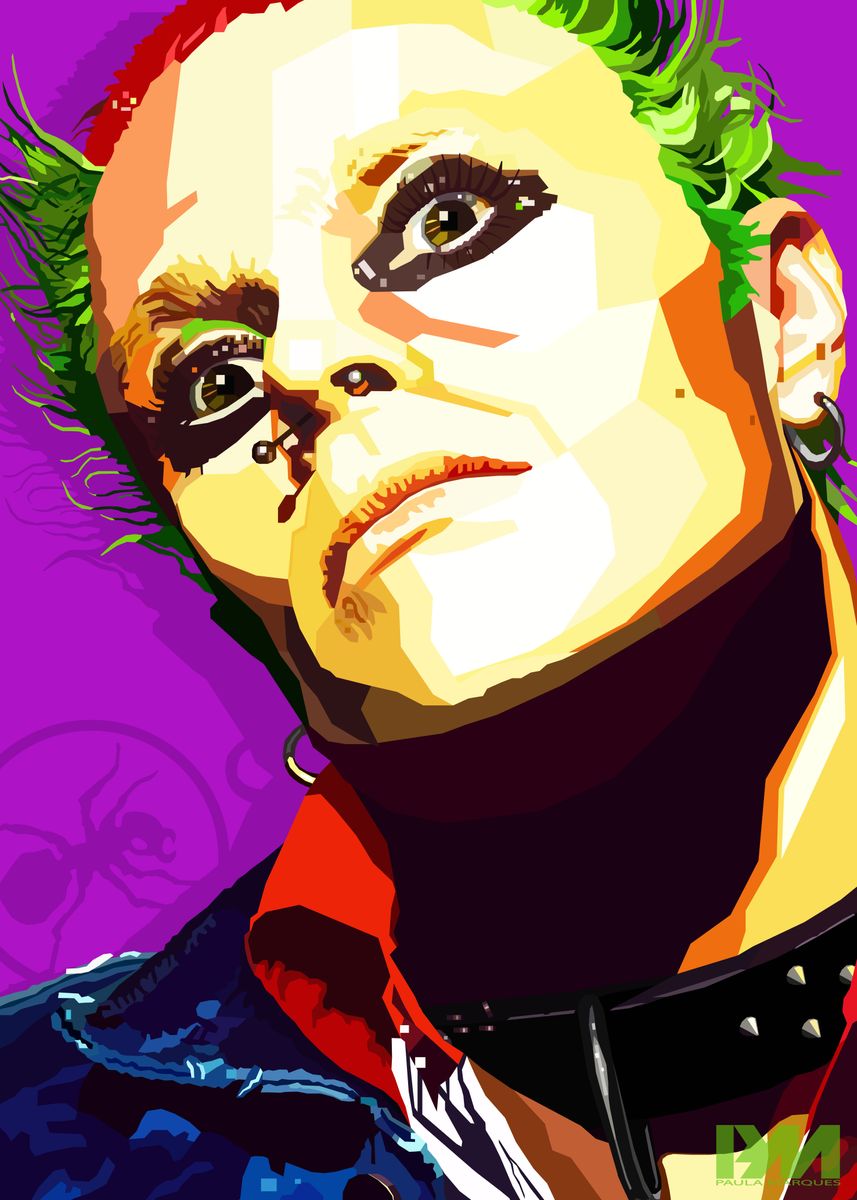 'Keith Flint Artwork' Poster, picture, metal print, paint by Paula ...