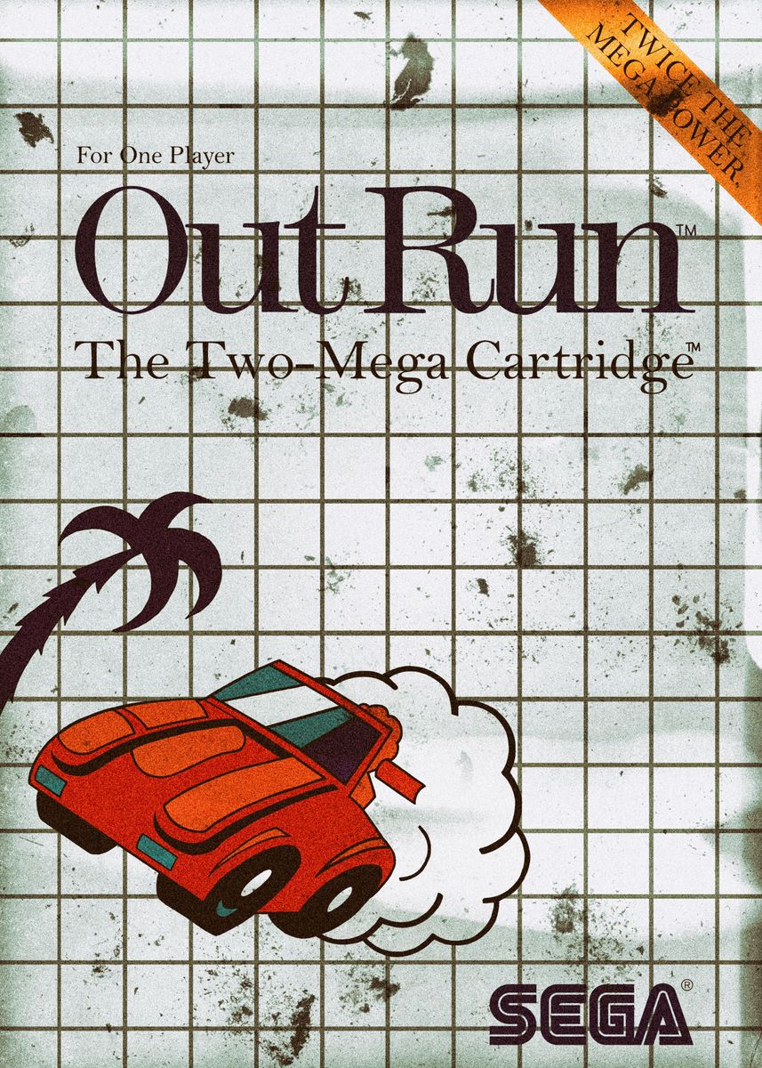 'Retro Gaming Outrun' Poster, picture, metal print, paint by ...