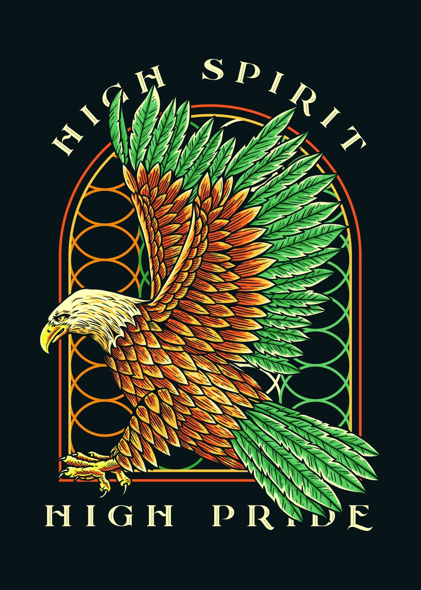 'High Pride' Poster, picture, metal print, paint by TerpeneTom | Displate