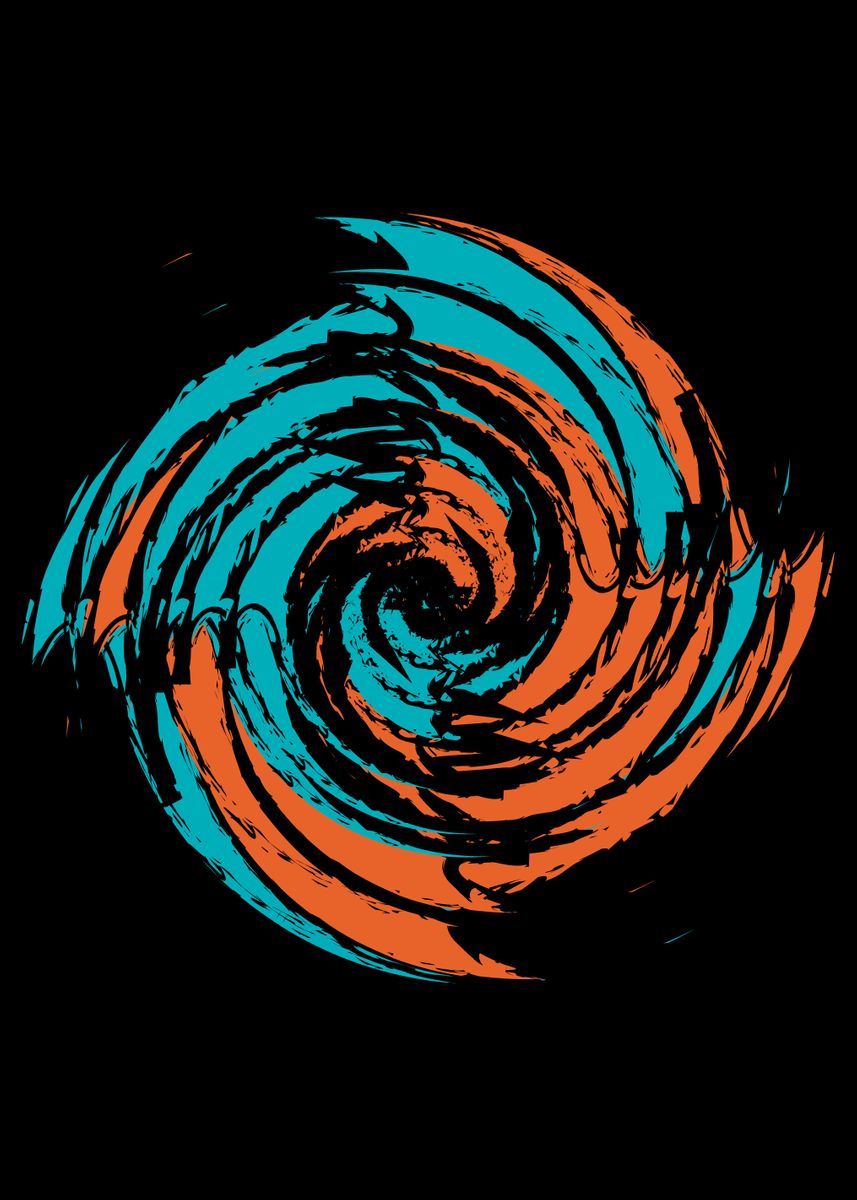 'Spinning' Poster, picture, metal print, paint by Martn Morelos Bello ...