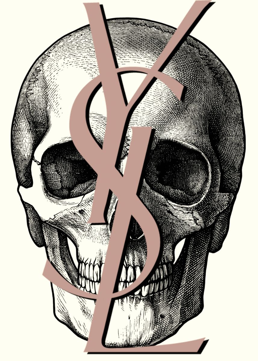 'YSL Yves Saint Laurent' Poster, picture, metal print, paint by António ...