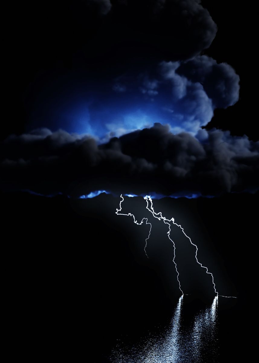 'A perfect storm' Poster, picture, metal print, paint by Aivaras ...