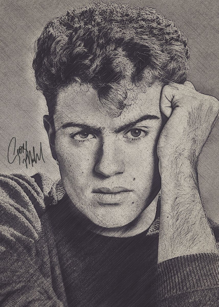 'George Michael' Poster, picture, metal print, paint by John Smith ...