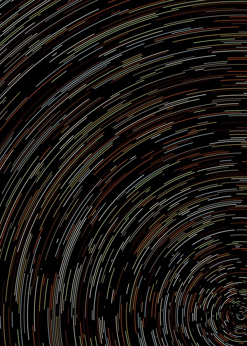 'Universe Circular' Poster, picture, metal print, paint by Iurii ...