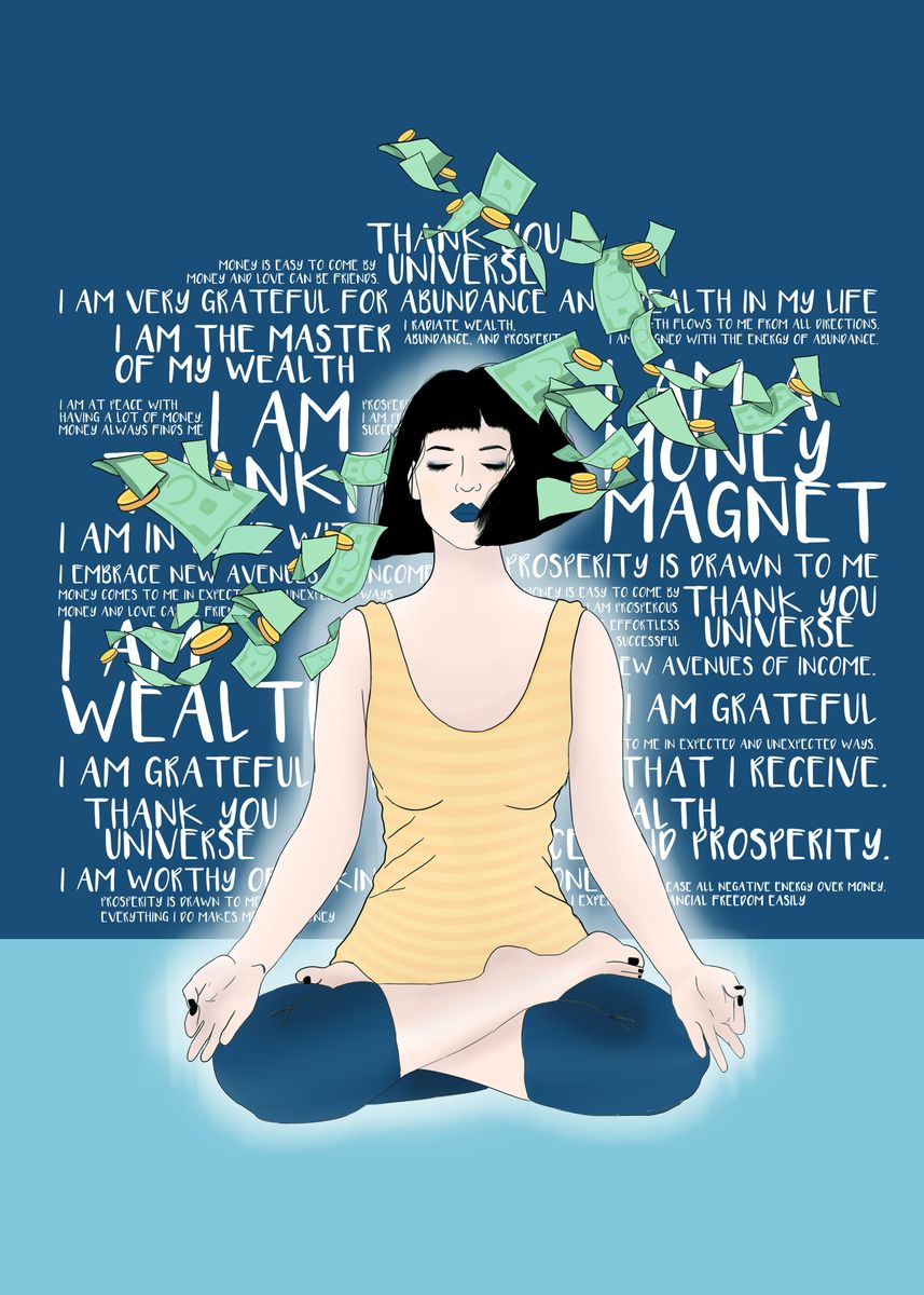 'Wealthy Soul' Poster, picture, metal print, paint by Archedite | Displate