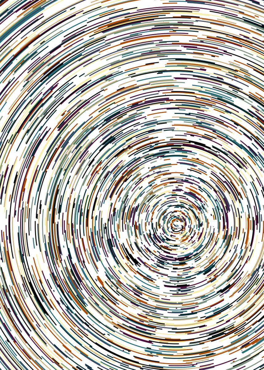 'Universe Circular' Poster, picture, metal print, paint by Iurii ...