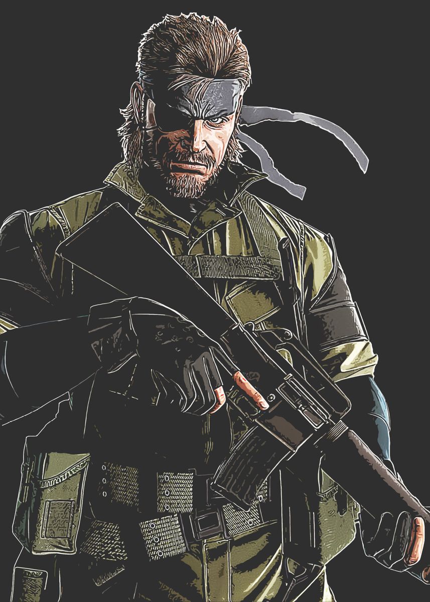 'big boss' Poster, picture, metal print, paint by Rian setiadi | Displate