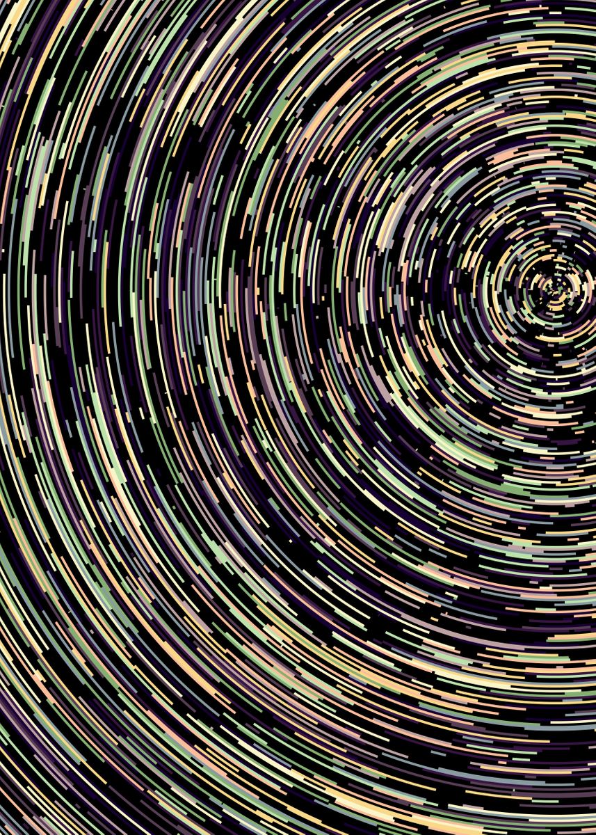 'Universe Circular' Poster by Iurii Vlasenko | Displate