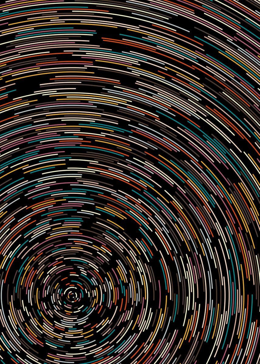 'Universe Circular' Poster by Iurii Vlasenko | Displate