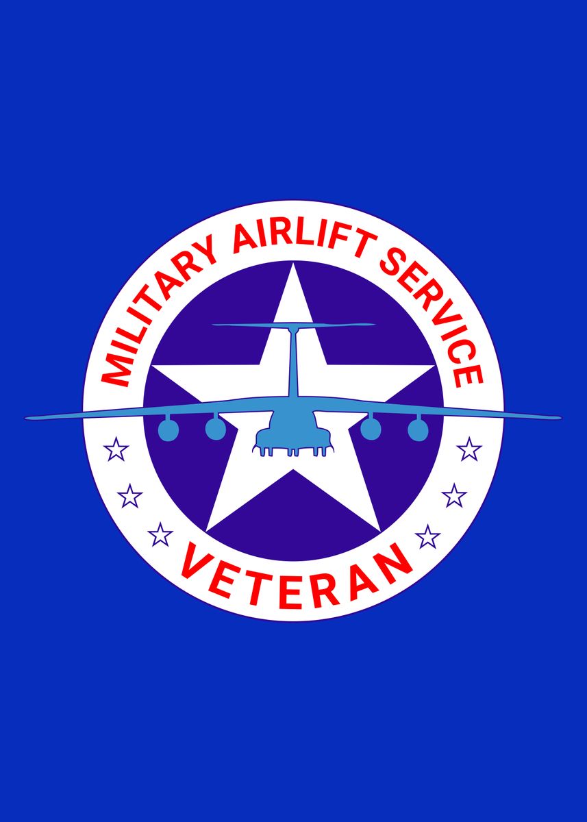 'Airlift Service Veteran' Poster by Art Ofphotos | Displate