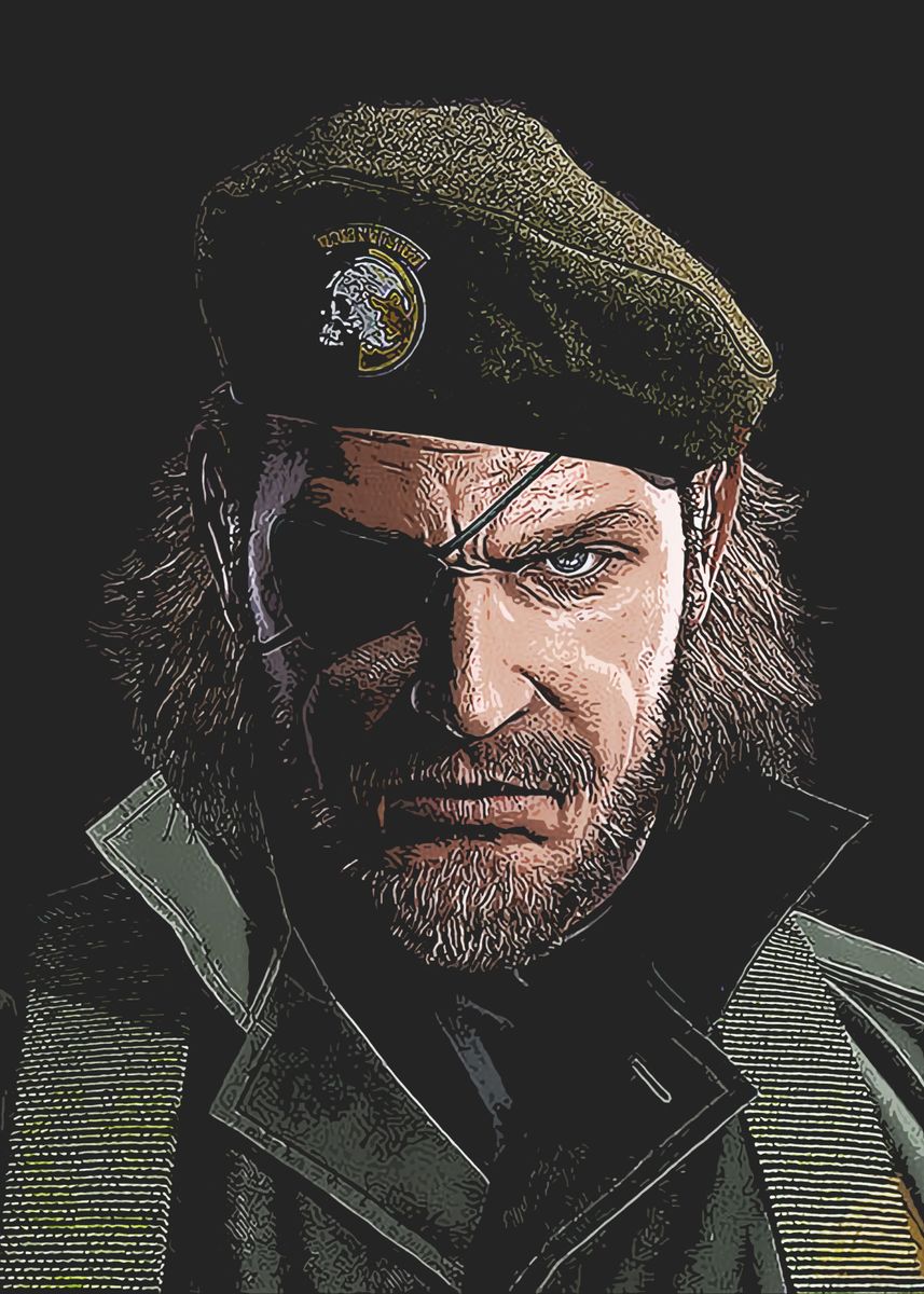 'big boss' Poster, picture, metal print, paint by Rian setiadi | Displate