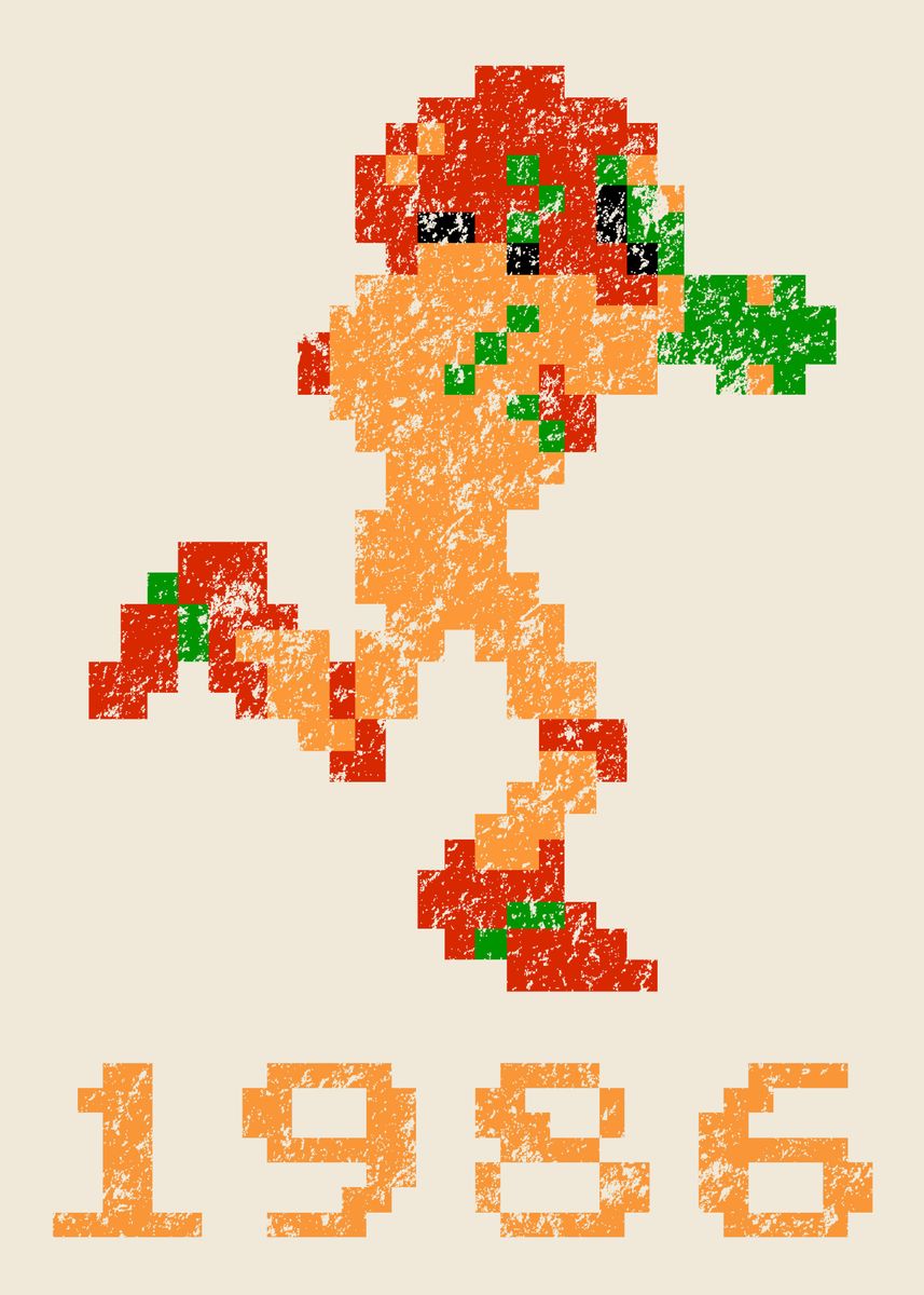 'Metroid 1986' Poster, picture, metal print, paint by PixieFlow | Displate