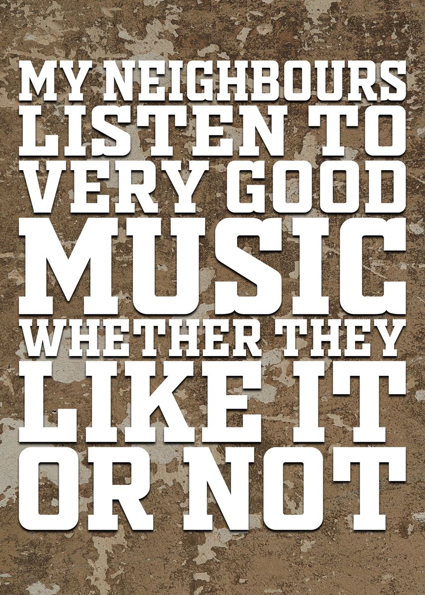 'BAND FUNNY POSTER' Poster, picture, metal print, paint by PosterWorld ...