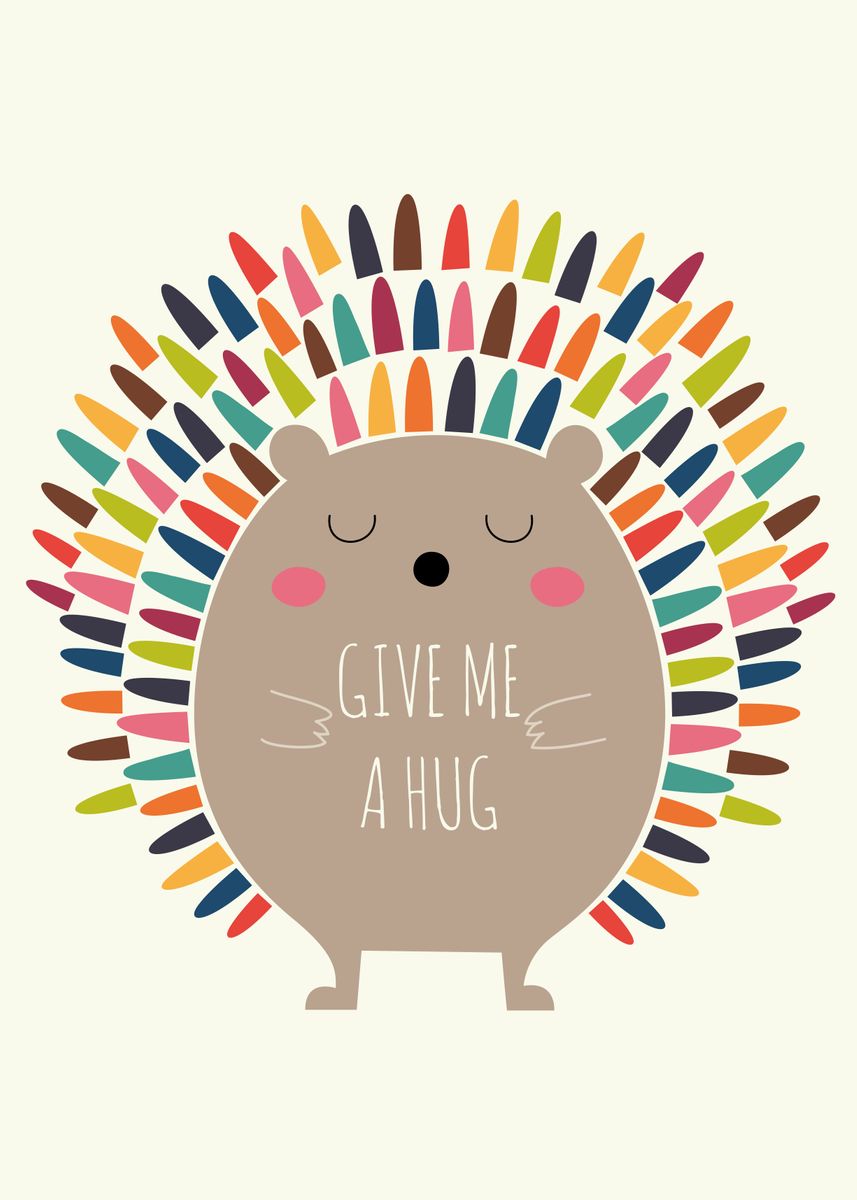'Give Me A Hug' Poster, picture, metal print, paint by Andy Westface ...