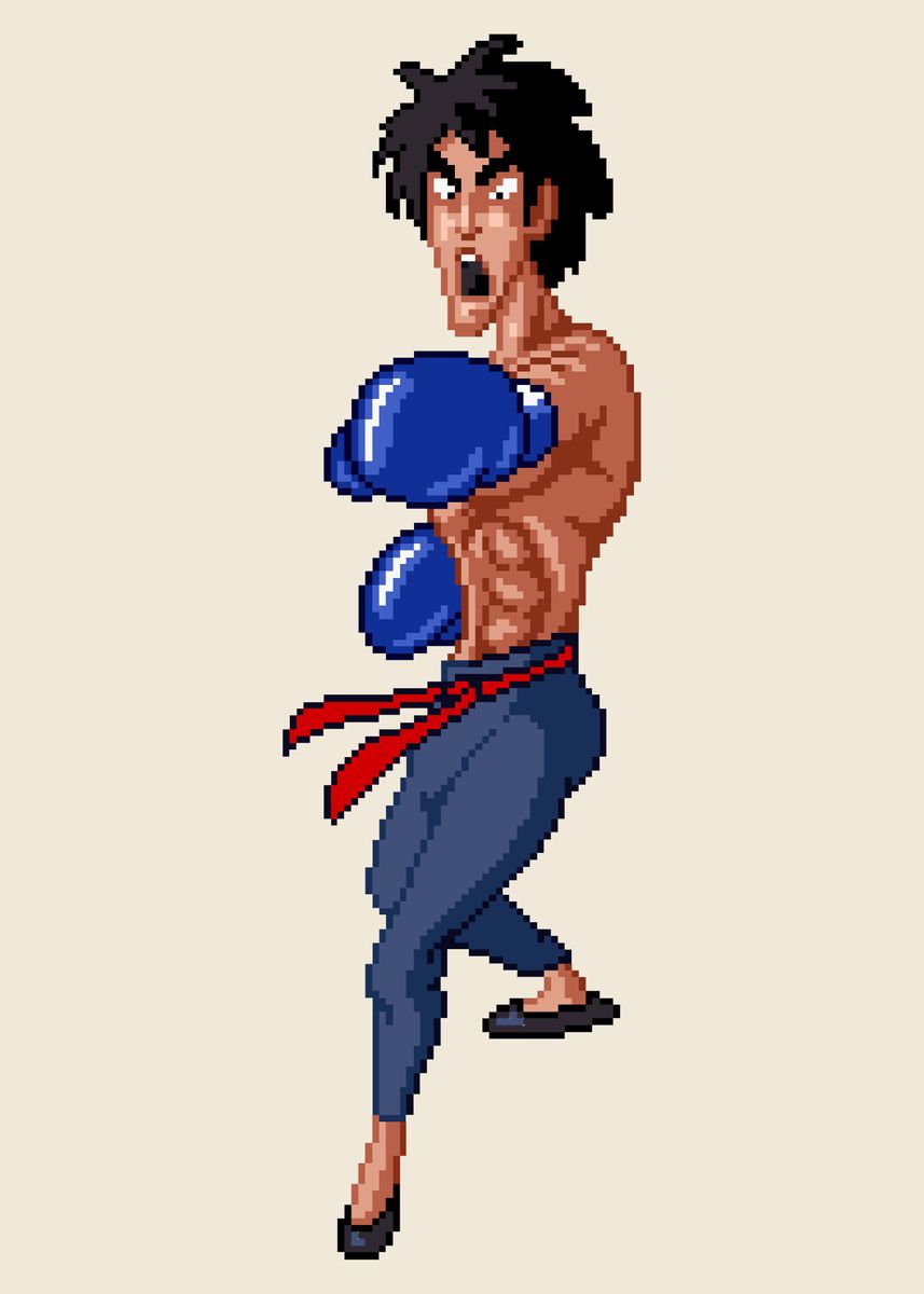 'Dragon Chan Punch' Poster, picture, metal print, paint by PixieFlow ...