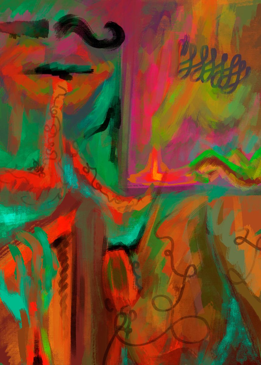 'Cuerpo' Poster by Victor Anton | Displate