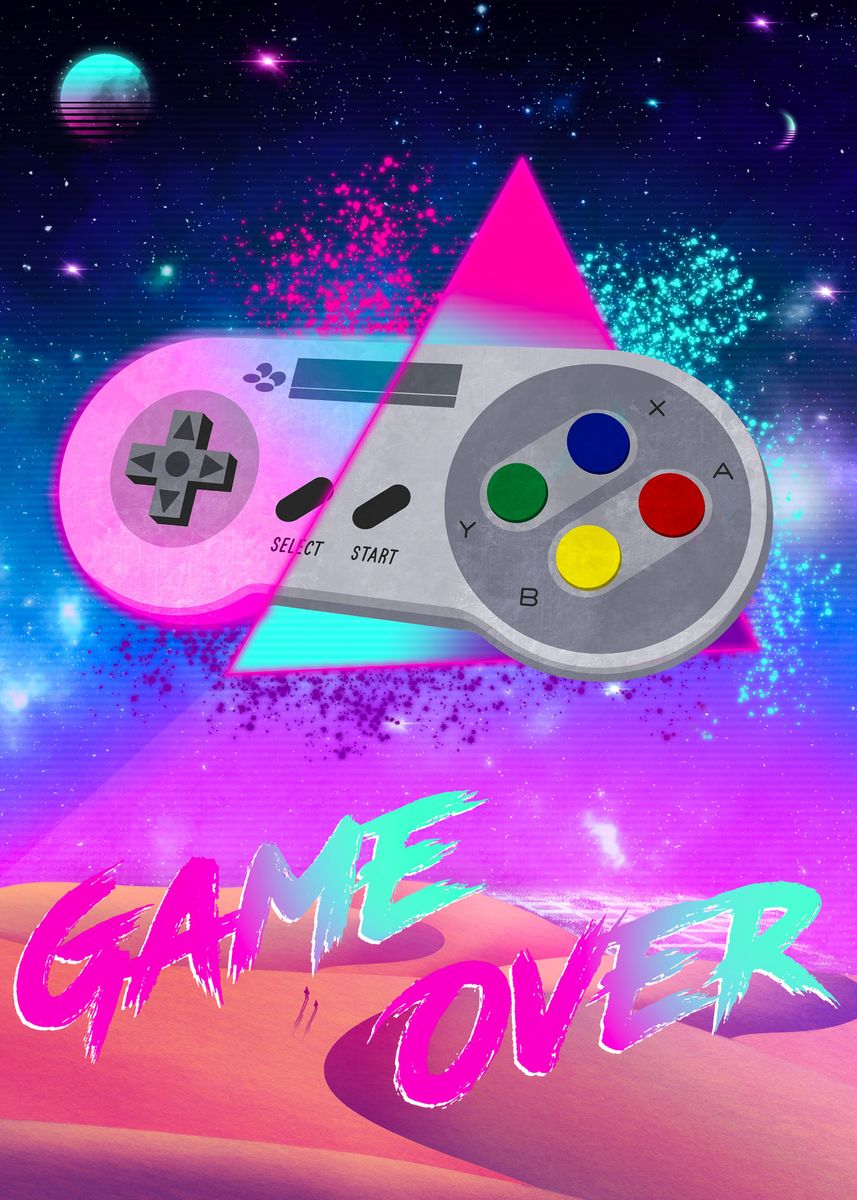 'SNES Nintendo' Poster, picture, metal print, paint by Devil May Create ...