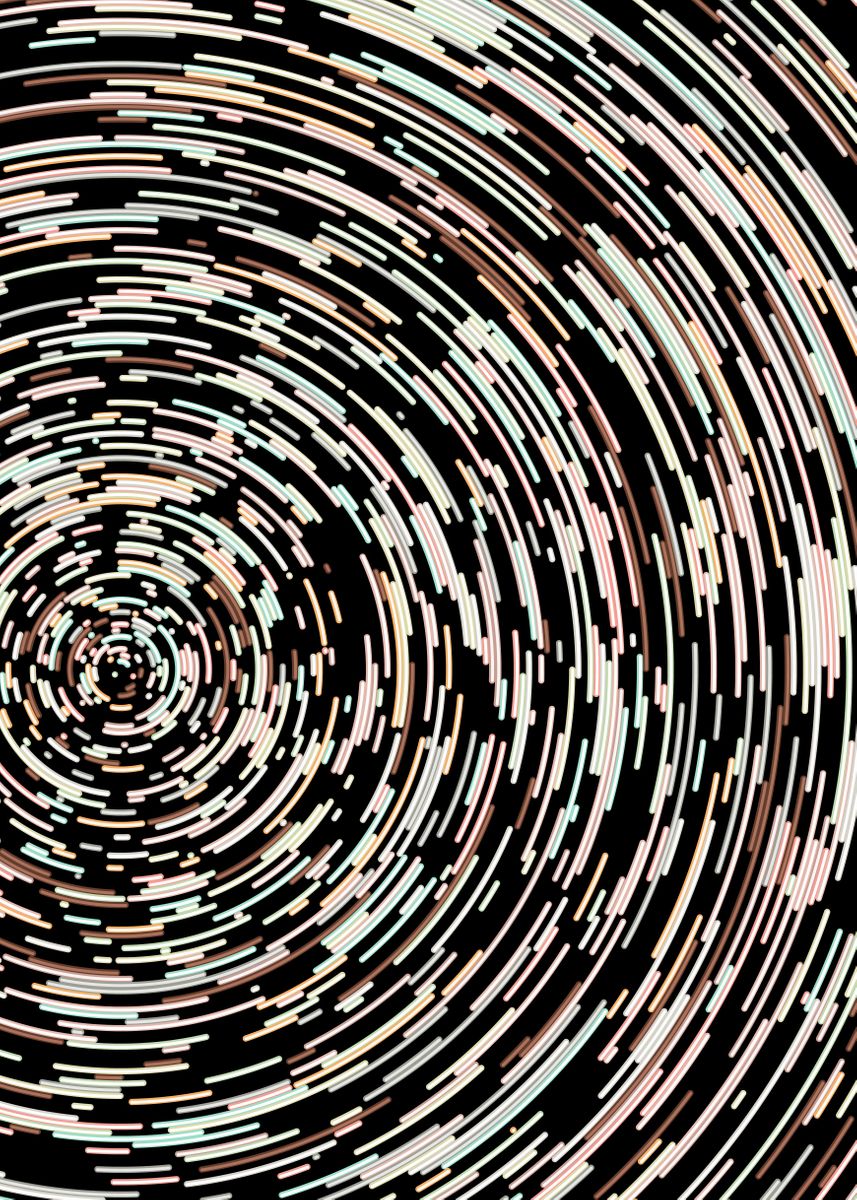 'Universe Circular' Poster by Iurii Vlasenko | Displate