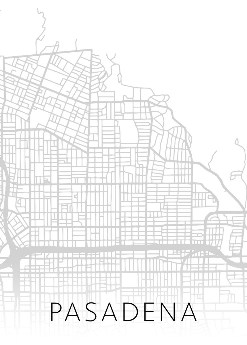 'Pasadena California City' Poster by Design Turnpike | Displate