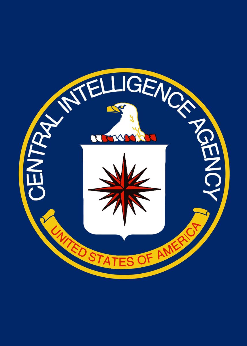 'CIA Flag' Poster, picture, metal print, paint by HomeStead Digital ...