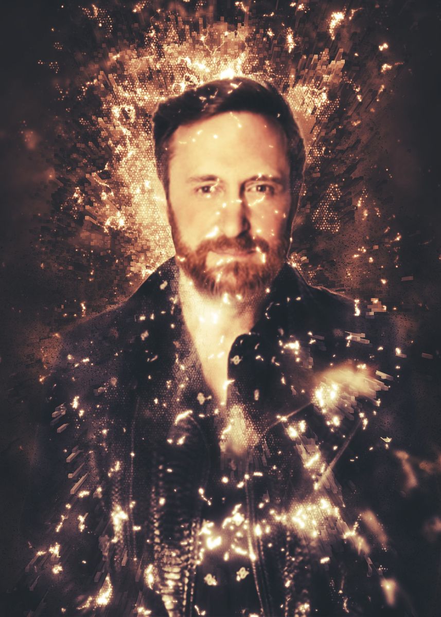 'David Guetta' Poster, picture, metal print, paint by Douglas Dale ...