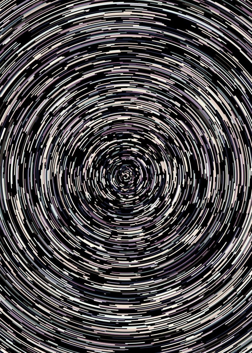 'Universe Circular' Poster, picture, metal print, paint by Iurii ...