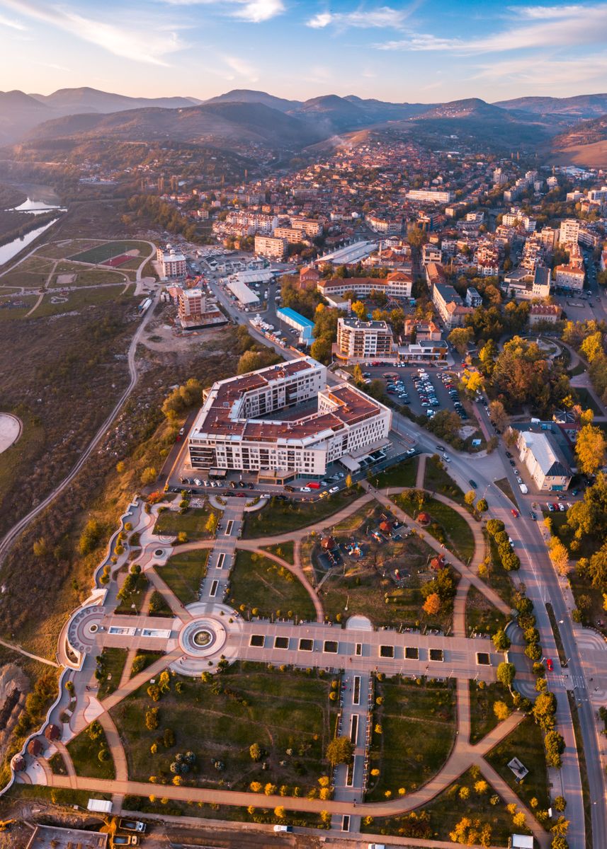 'The Pentagon' Poster by Kalin Botev | Displate