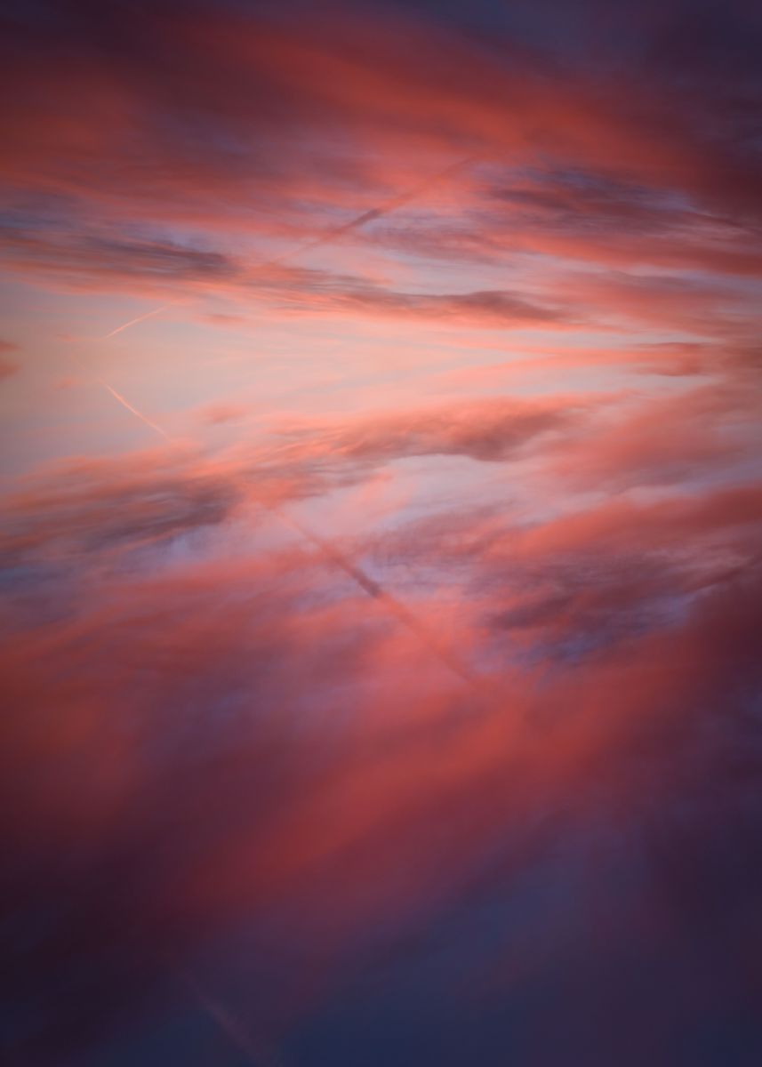 'Sky no 4' Poster, picture, metal print, paint by Pawel Kaim | Displate