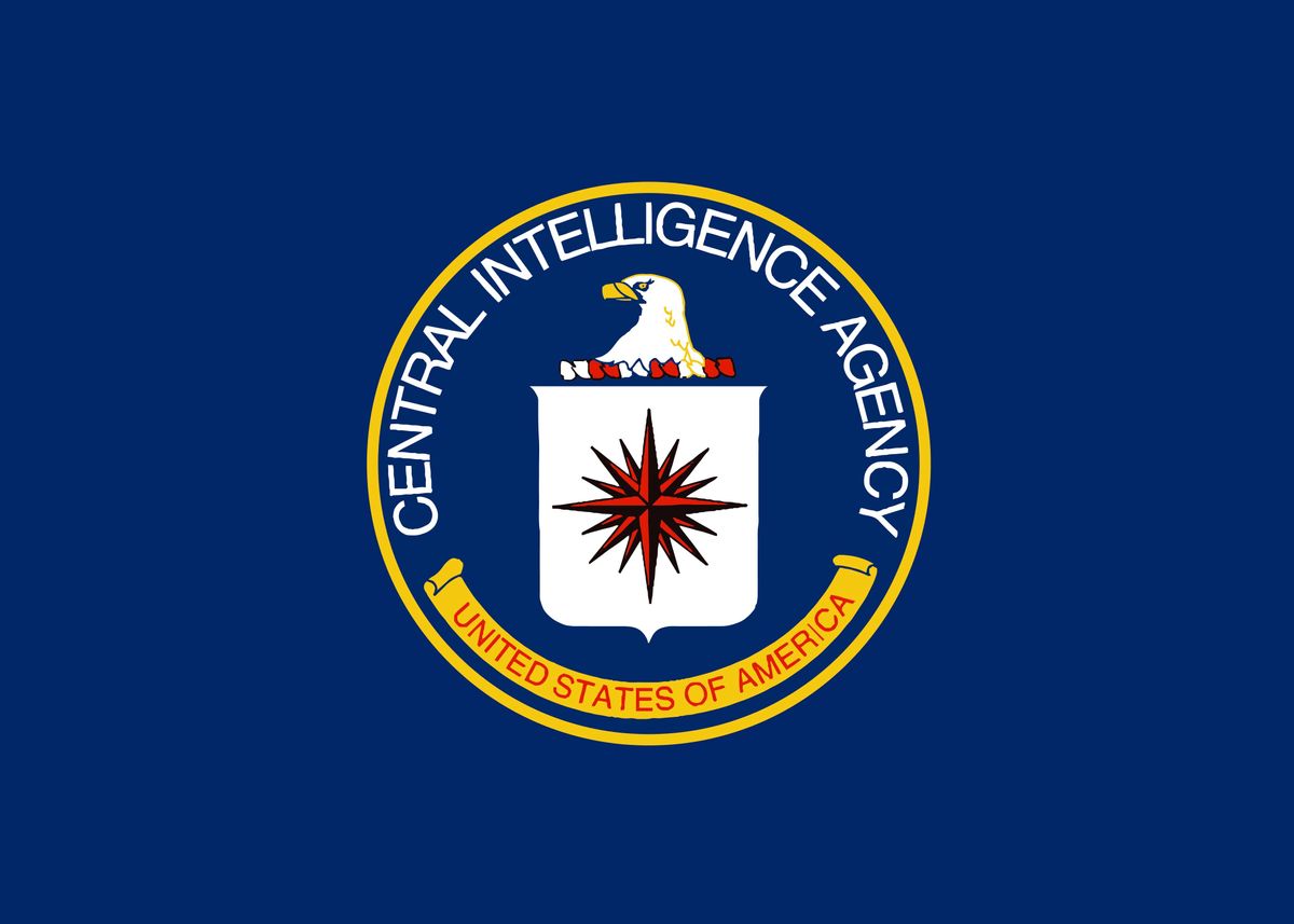 'CIA Flag' Poster by HomeStead Digital | Displate