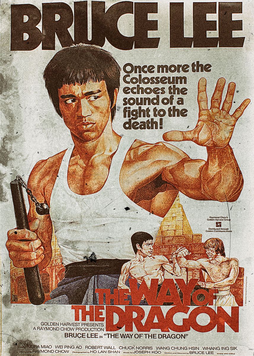 'Vintage movie poster Lee' Poster, picture, metal print, paint by ...