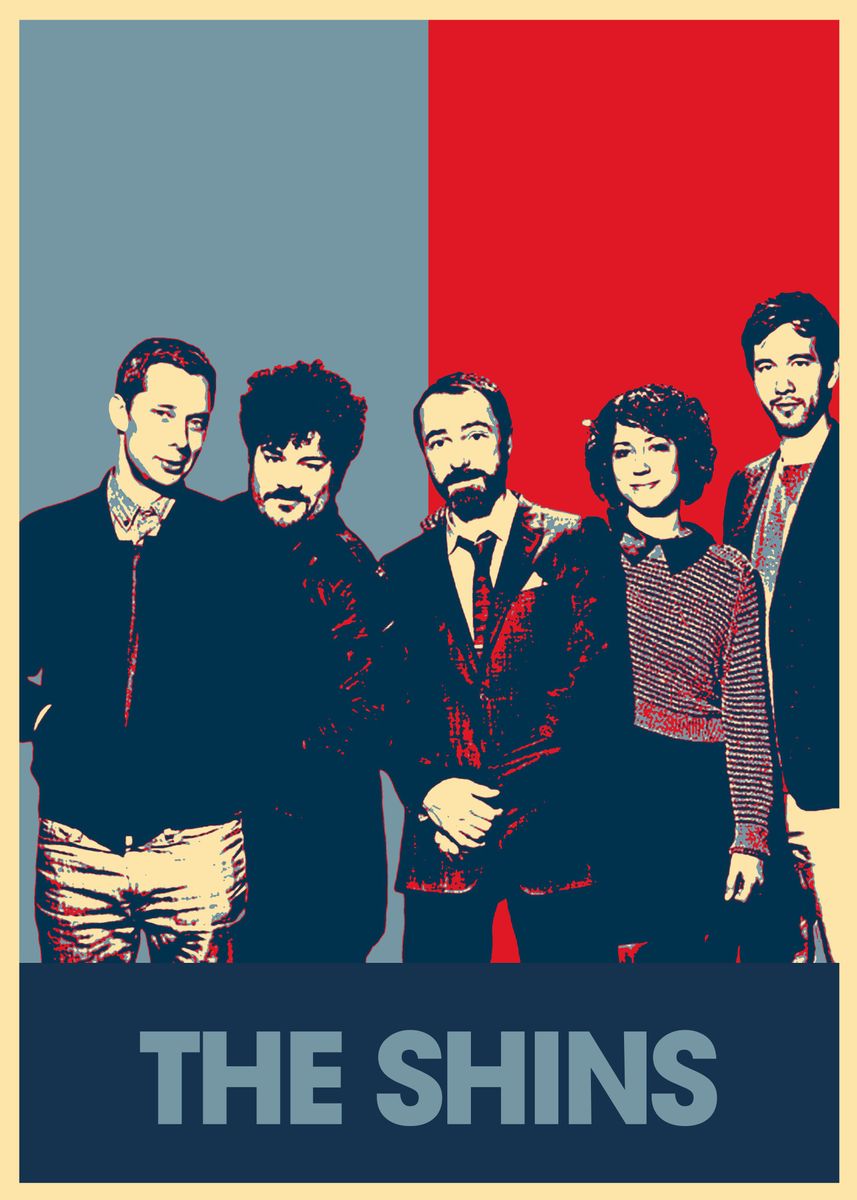 'The Shins' Poster, picture, metal print, paint by Cantrell Griffith ...