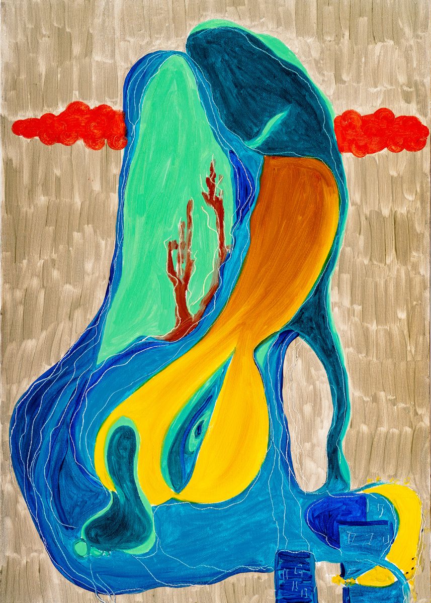 'Beginning' Poster, picture, metal print, paint by AnnaRomm | Displate