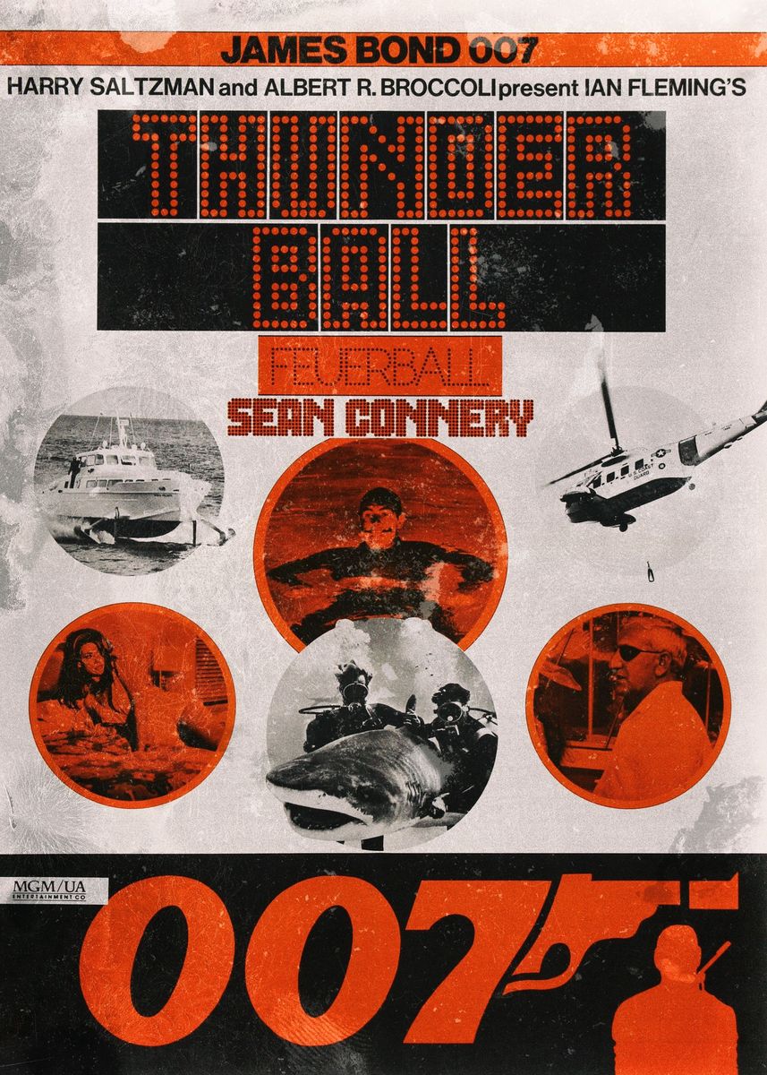 'Vintage poster 007' Poster, picture, metal print, paint by Retroposter ...