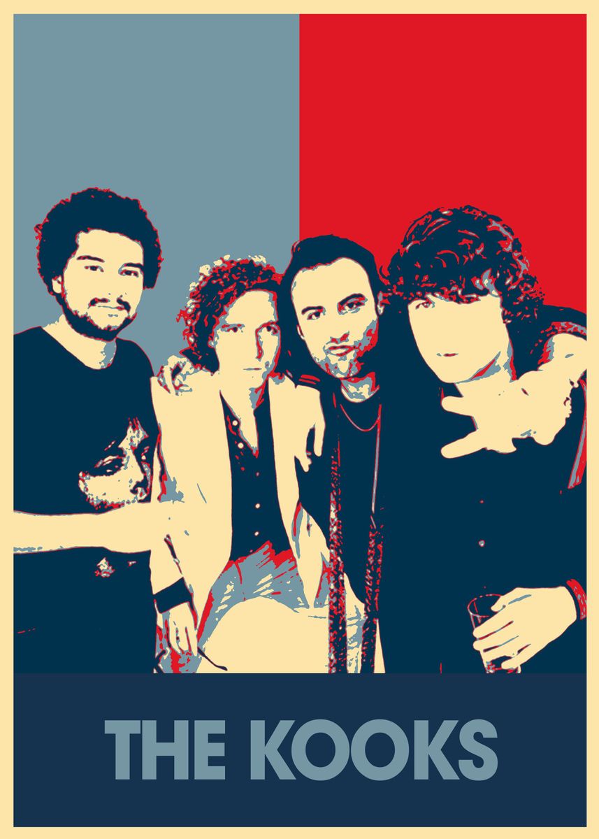 ' The Kooks' Poster, picture, metal print, paint by Cantrell Griffith ...