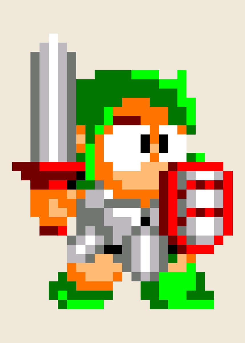 'Wonder Boy 3 ' Poster by PixieFlow | Displate