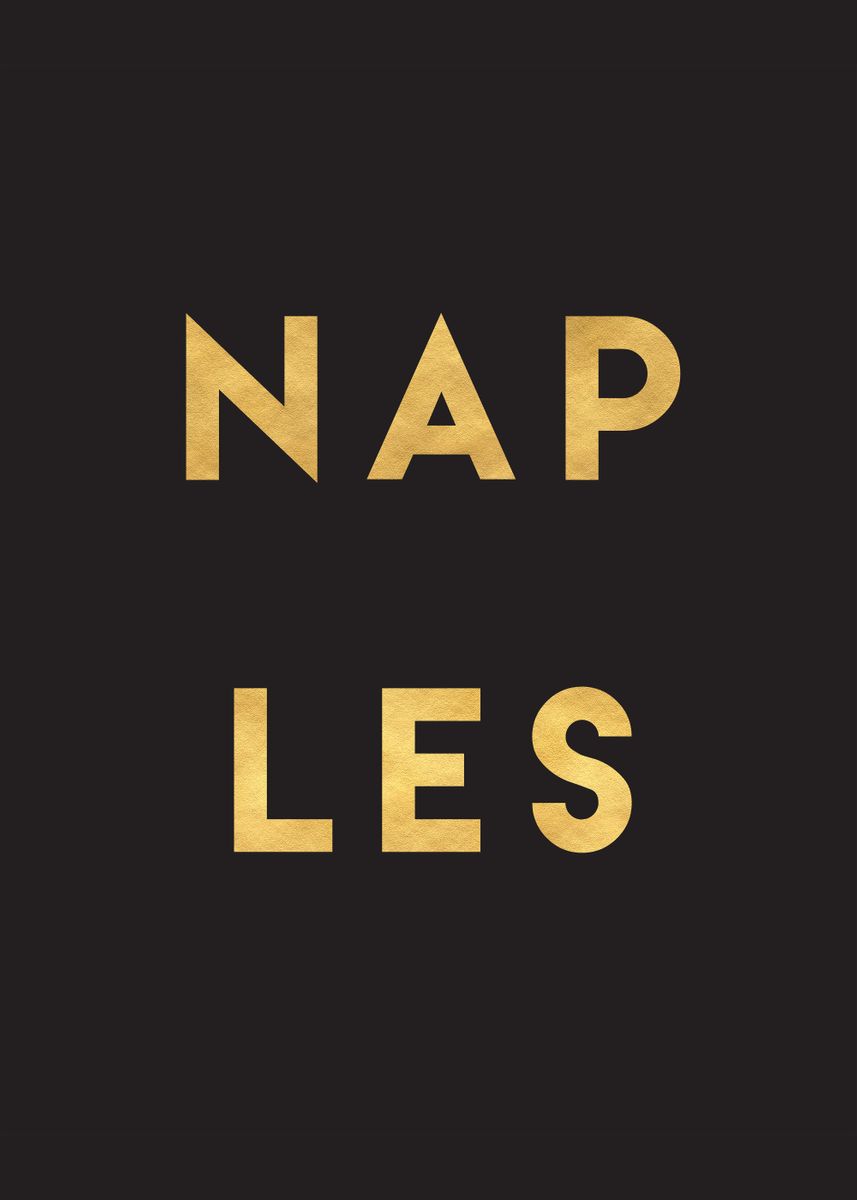 'Naples Italy City Art' Poster by Emiliano Deificus | Displate