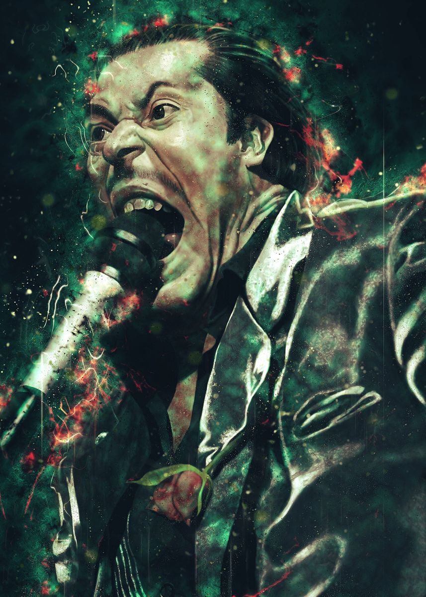 'Mike Patton Caricature' Poster, picture, metal print, paint by Abraham ...