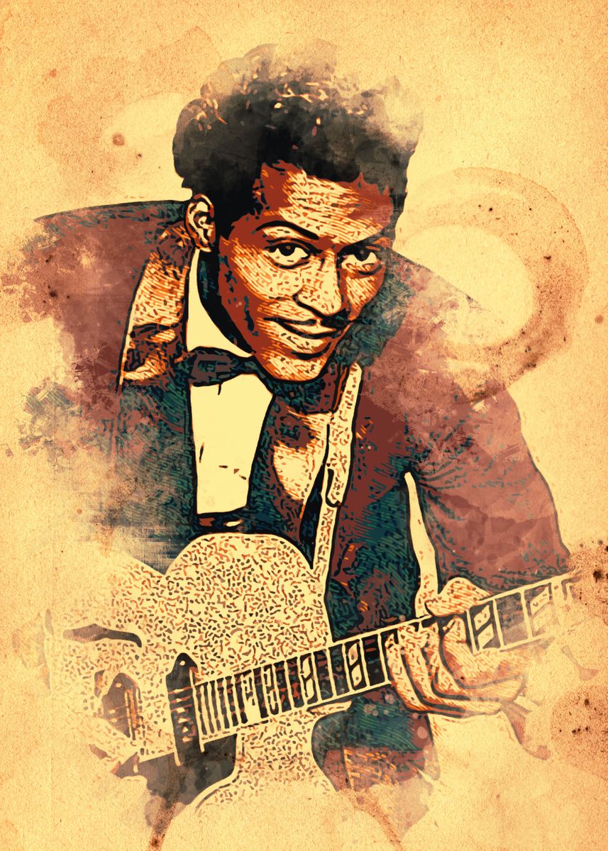 'chuck berry' Poster by Alternative Poster | Displate